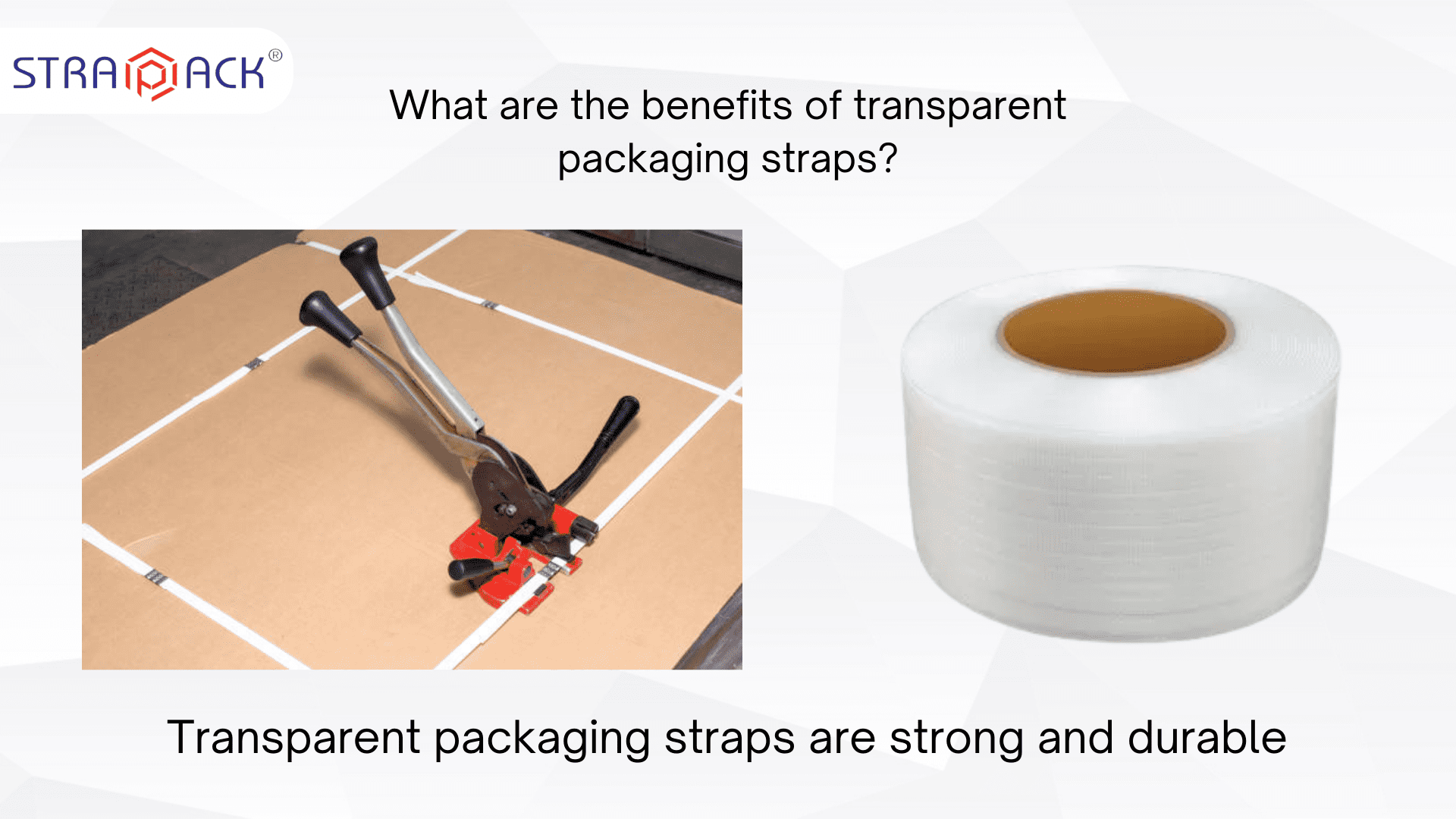 Transparent Packaging Strips Manufacturer Pakistan | Strapack
