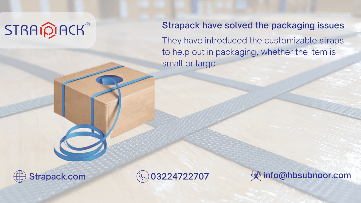 Custom Sized Packaging Strips In Pakistan | Strapacks